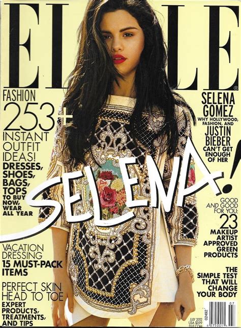 Elle Magazine Selena Gomes Jessica Pare Olympic Athletes Instant