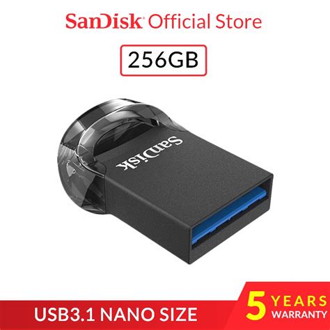 Sandisk Ultra Fit Cz430 Usb 31 Nano Size Flash Drive 256gb Sdcz430