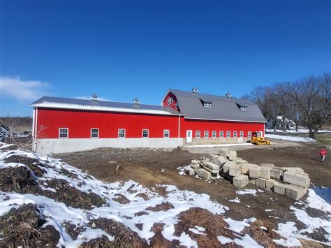 34x36 Pole Barn In Allamuchy Nj Extreme Pole Buildings