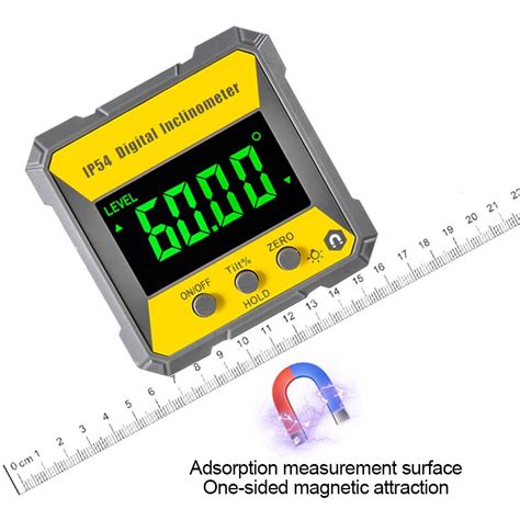 360 Degree Angle Protractor Digital Inclinometer L Vicedeal