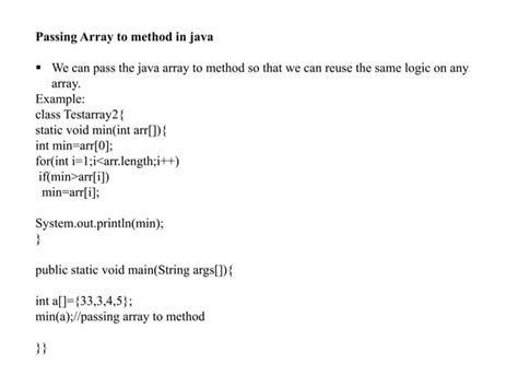 Arrays In Javapptx