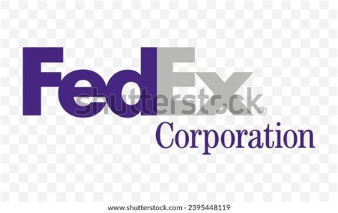 Fedex Corporation Logo Vector Vector Fedex Stock Vector Royalty Free