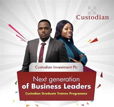 Apply 2024 Custodian Graduate Trainee Programme — Edugist