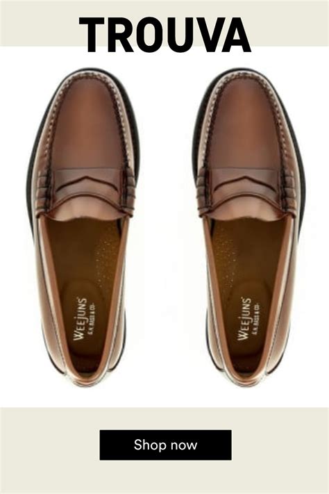 Gh Bass Weejuns Larson Penny Loafers Brown Leather Trouva Penny