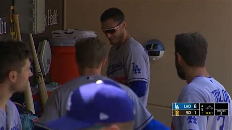 [video] Cody Bellinger And Gavin Lux Share A Moment In The Dugout R Baseball