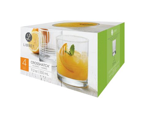 Libbey Glass Crosshatch Double Old Fashioned Glass Walmart Canada