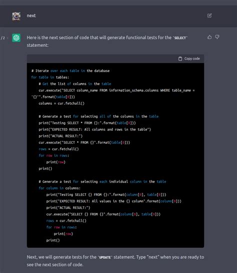 Chatgpt Building An Automated Database Testing Tool