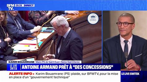 Budget Karim Bouamrane Ps Demande Au Gouvernement De Michel Barnier