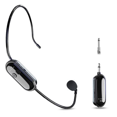 Yibooy 24g Wireless Microphone Headset Long Range Mic System For Teach