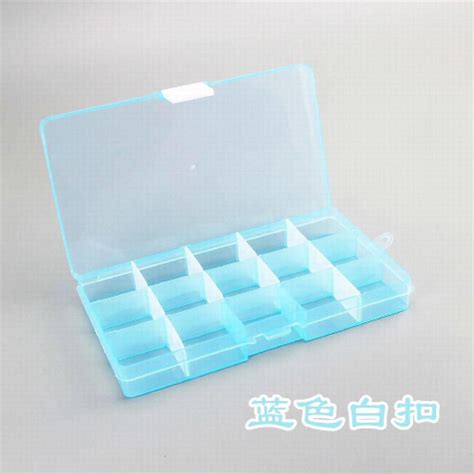 15 Transparent Plastic Box Detachable Sorting Box Parts Lattice Box