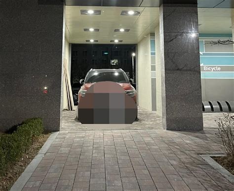 장소에 한번 너무 자연스러워 두번 놀랐다신개념 아파트 주차빌런