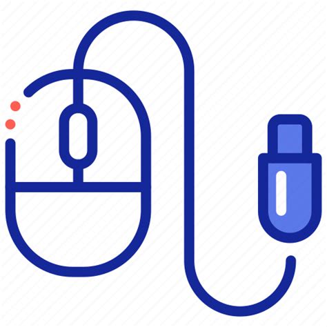 Computer Device Input Cursor Wired Mouse Icon Download On Iconfinder