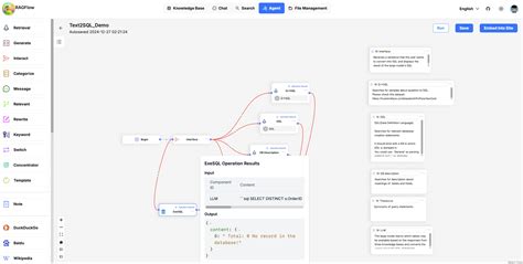 创建 Text2sql Agent Ragflow 引擎