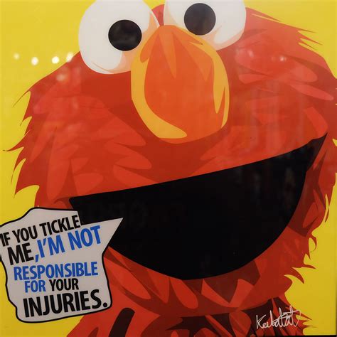 Elmo Poster Plaque Sesame Street Infamous Inspiration