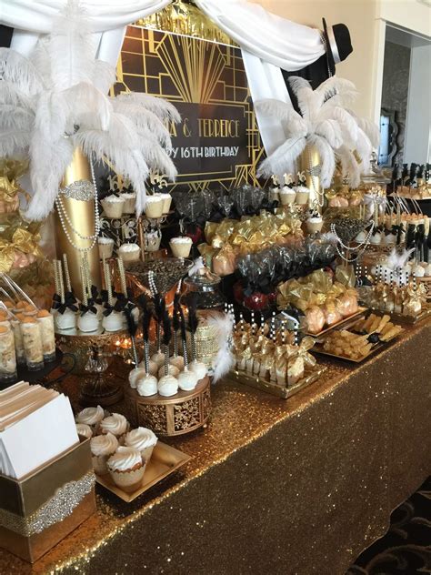 Great Gatsby Birthday Party Ideas Photo 1 Of 12 Catch My Party