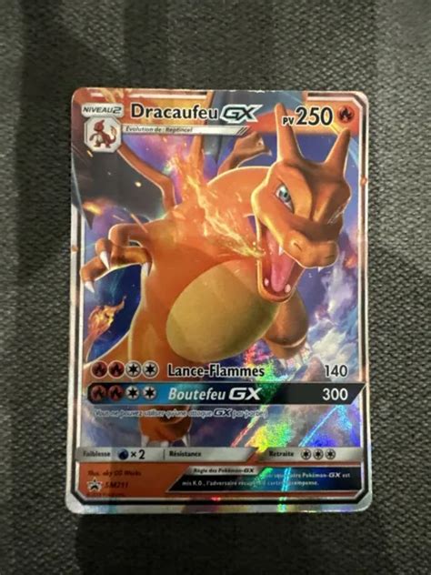 CARTE POKÉMON Dracaufeu GX SM211 Promo Soleil Lune Fr EUR 3 50