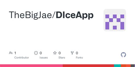Github Thebigjae Diceapp