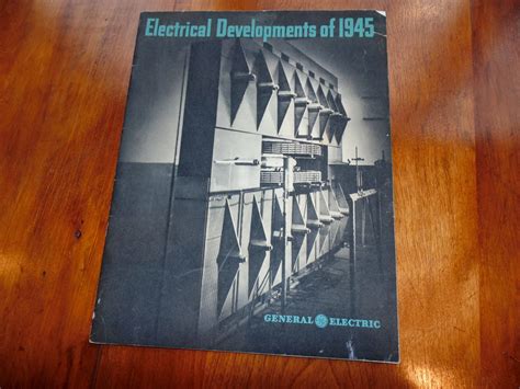 Electrical Development Of 1945 General Electric By Ourvintagehouse