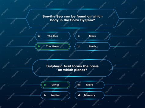Premium Vector Quiz Questions And Test Menu Choice