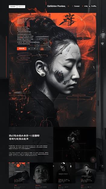 Split Screen Layout With Vertical Scrolling Avant Garde Layo Autumn