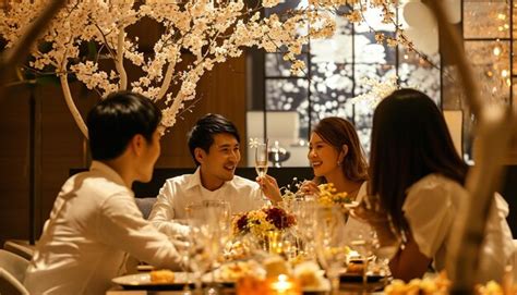 Premium Photo A Romantic Date Setting For White Day