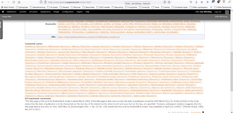 Error In Editing A Bibliography Element