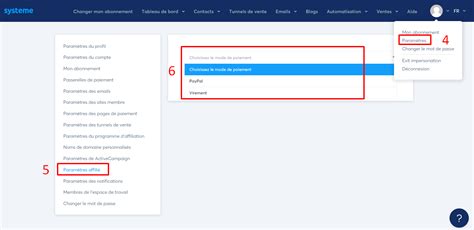 Comment fonctionne le programme d affiliation de Systeme io Aide en français