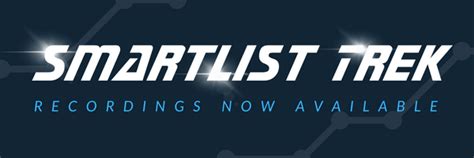 recordings now available smartlist trek smartlist builder popdock