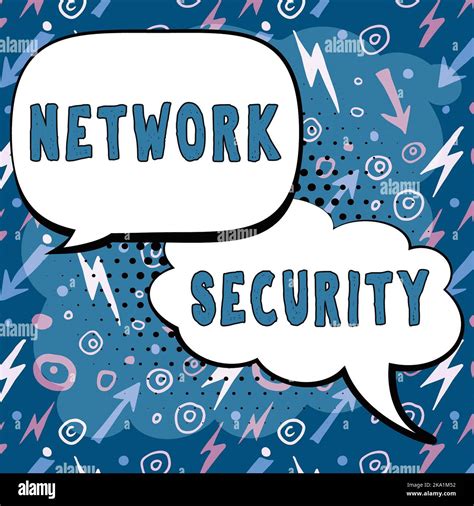 Sign Displaying Network Security Business Overview Practice Of