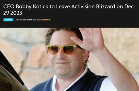 动视ceo考迪克下周离职，国服玩家还要等多久 哔哩哔哩