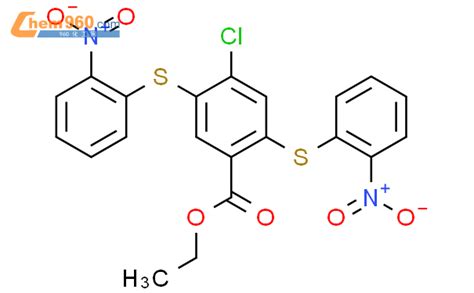 62486 41 3 Benzoic acid 4 chloro 2 5 bis 2 nitrophenyl thio ethyl esterCAS号 62486 41 3
