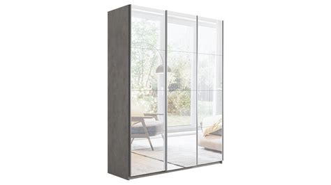 Шкаф купе 3 х дверный Траст Бетон Зеркало Зеркало Зеркало купить в Якутске онлайн в интернет