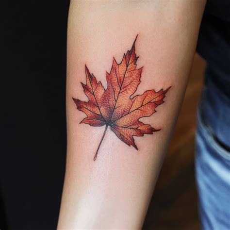Asian Maple Leaf Tattoos Leaf Tattoo Stock Illustrations 101589