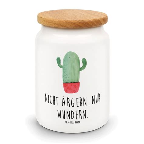 Mr And Mrs Panda Vorratsdose Kaktus Wut Weiß Geschenk Kakteen