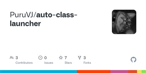 Github Puruvjauto Class Launcher