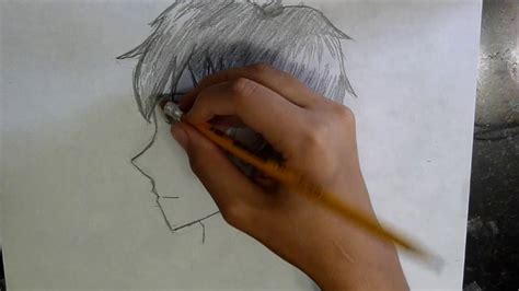 How To Draw Manga Boy Yoshi Side View Hair And Details Youtube