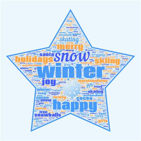 Happy Winter Holidays Abstract Backgrounds Text Illustrations Stock