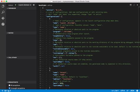 nodejs vscode docs