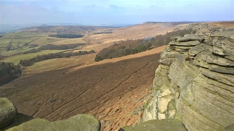 Stanage Edge ピーク ディストリクト国立公園 ダービーシャー イングランド アウトドアのストックフォトや画像を多数ご用意