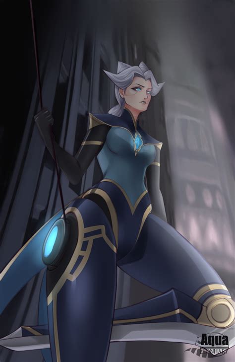 League Of Legends Camille By Aqualeonhart On Deviantart