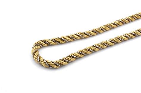 18ct Yellow Gold Rope Chain Necklace 60cm 41g 521mm Necklace