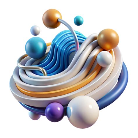 Elegant Contemporary Evolving Data Stream Abstract Visualization