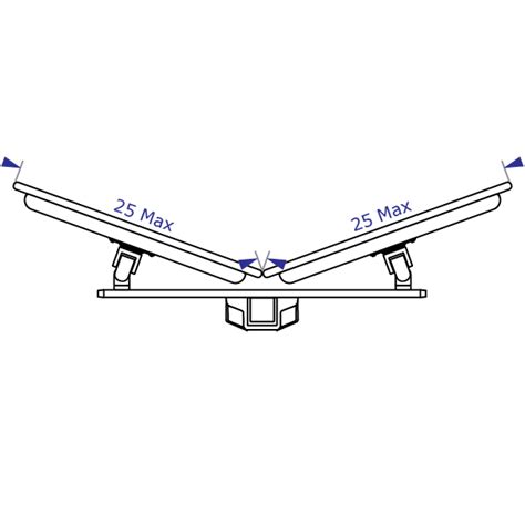 Connect S 2 Dual Monitor Stand Highly Adjustable