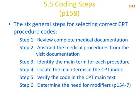 Ppt Procedural Coding Introduction To Cpt Chapter 5 Lecture 2 Powerpoint Presentation Id