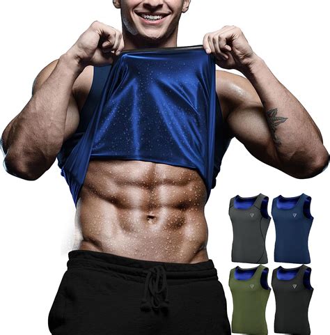 Rdx Mens Sauna Vest Heat Trapping Sweat Waist Trainer Reach Oeko Tex