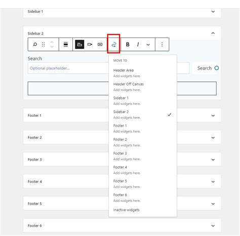 Widget Settings Wordpress Documentation Templatemela