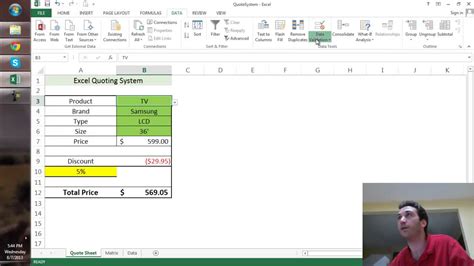Quotation Sample Excel Master Of Template Document