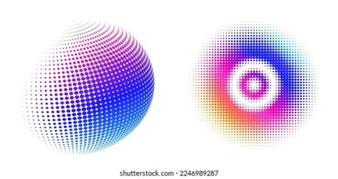Set Design Elements Symbol Editable Halftone Stock Vector Royalty Free 2246989287 Shutterstock