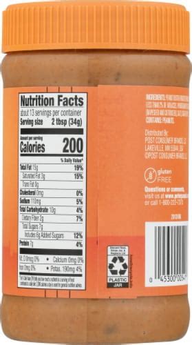 Peter Pan® Honey Roast Crunchy Peanut Butter 163 Oz Kroger