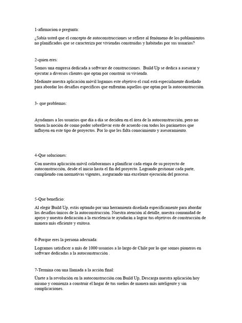 Elevetor Pitch Pdf Software Software De La Aplicacion